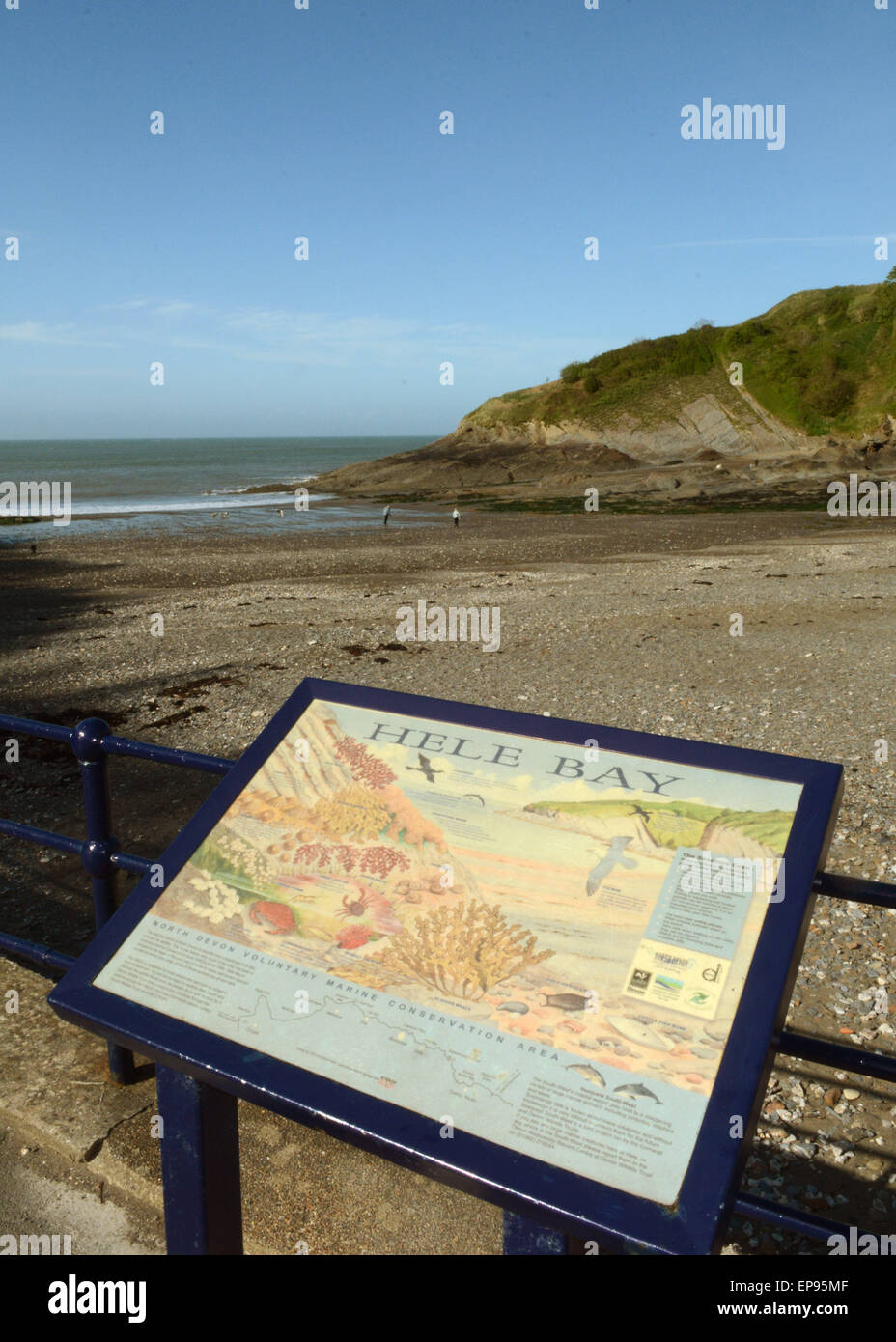 Hele Bay, Near Ilfracombe North Devon Stock Photo - Alamy