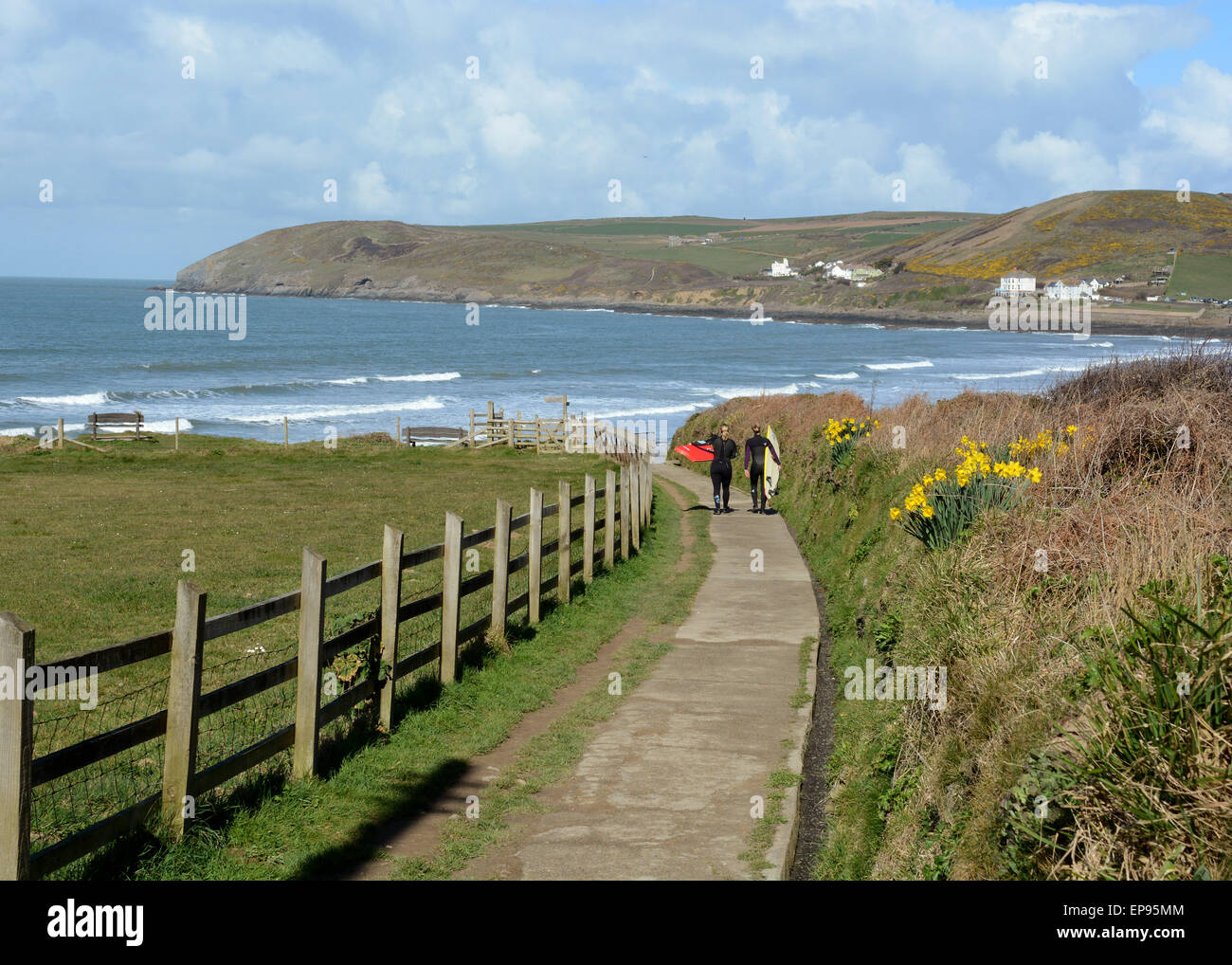 Croyde Bay North Devon South West Coast Path North Devon Surf Beach ...