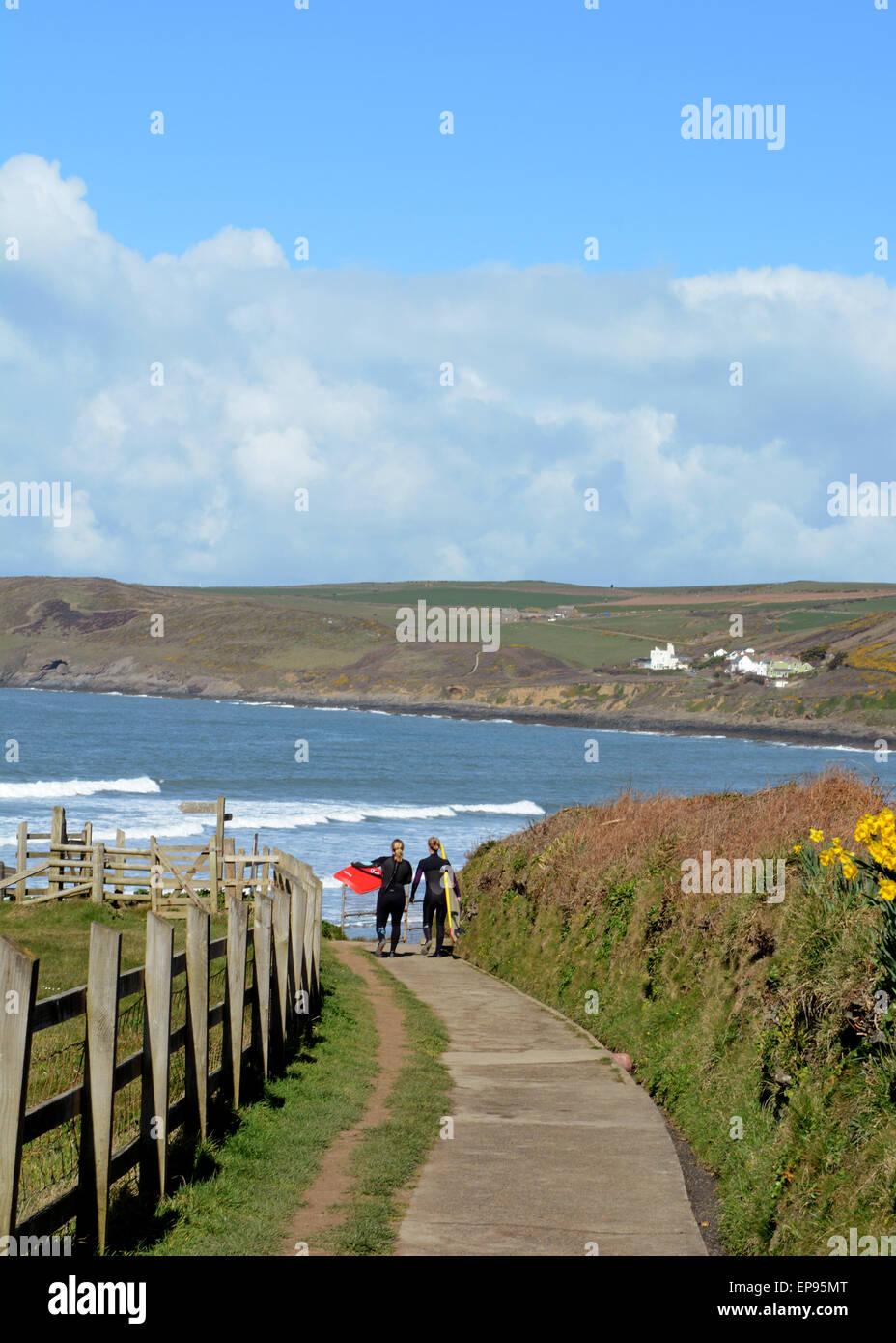 Croyde Bay North Devon South West Coast Path North Devon Surf Beach ...