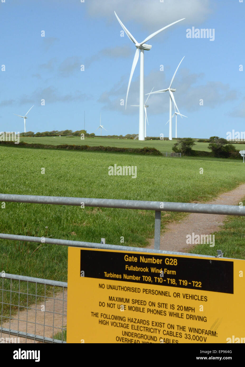 Fullabrook Wind Farm, West Down, North Devon,Englands Largest onshore ...