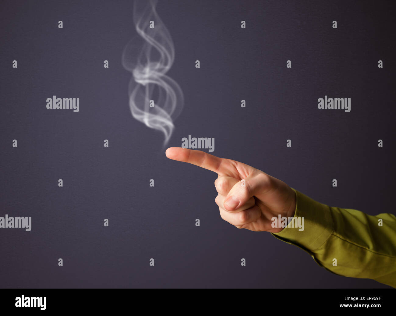 Gun shaped man hand Stock Photo - Alamy