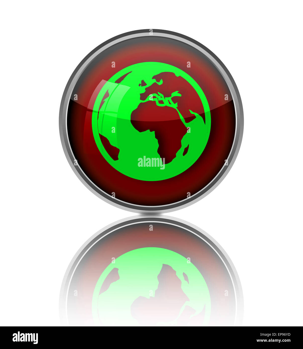 Earth button hi-res stock photography and images - Alamy