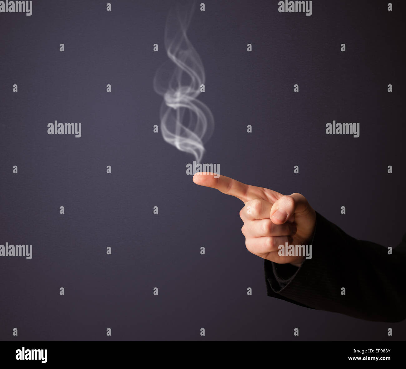 Gun shaped man hand Stock Photo - Alamy