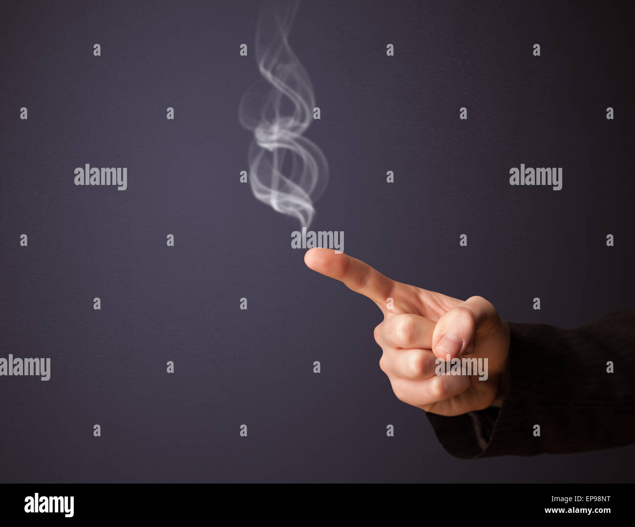Gun shaped man hand Stock Photo - Alamy
