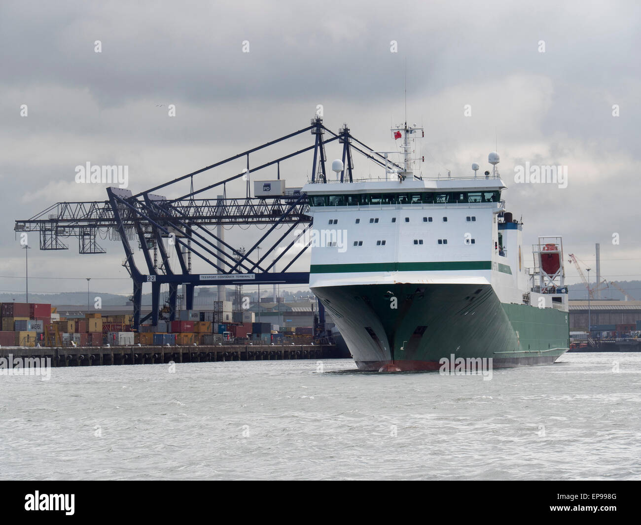 Teesport, River Tees, Cleveland Stock Photo - Alamy