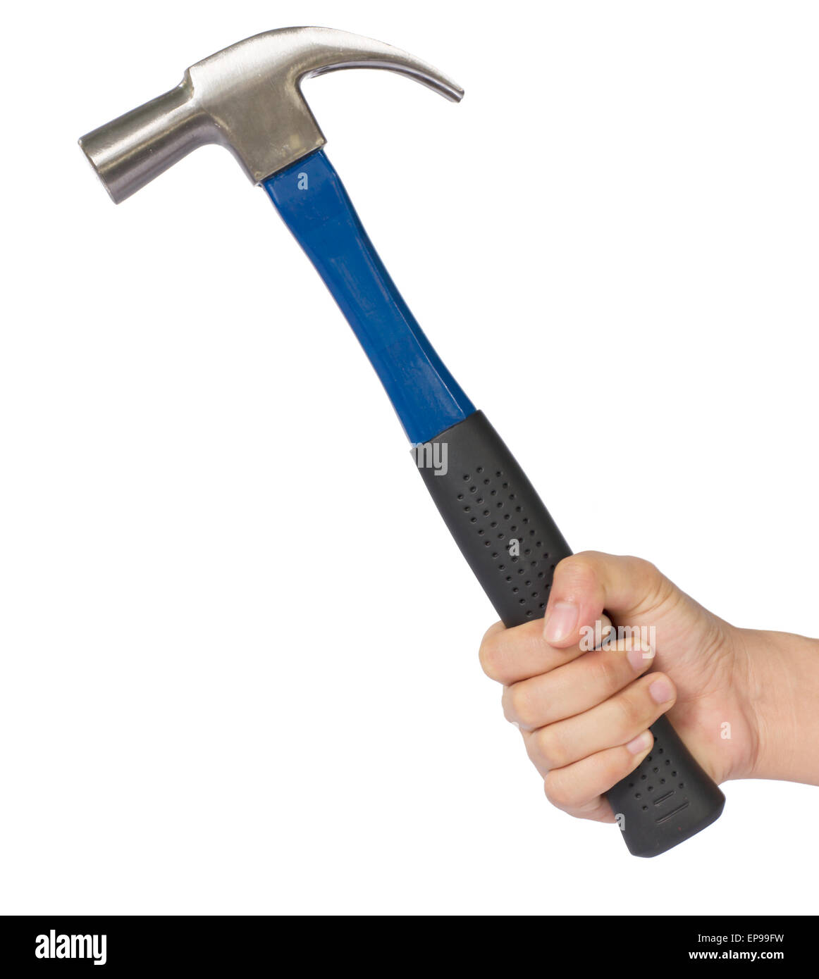 Hand holding hammer hi-res stock photography and images - Alamy