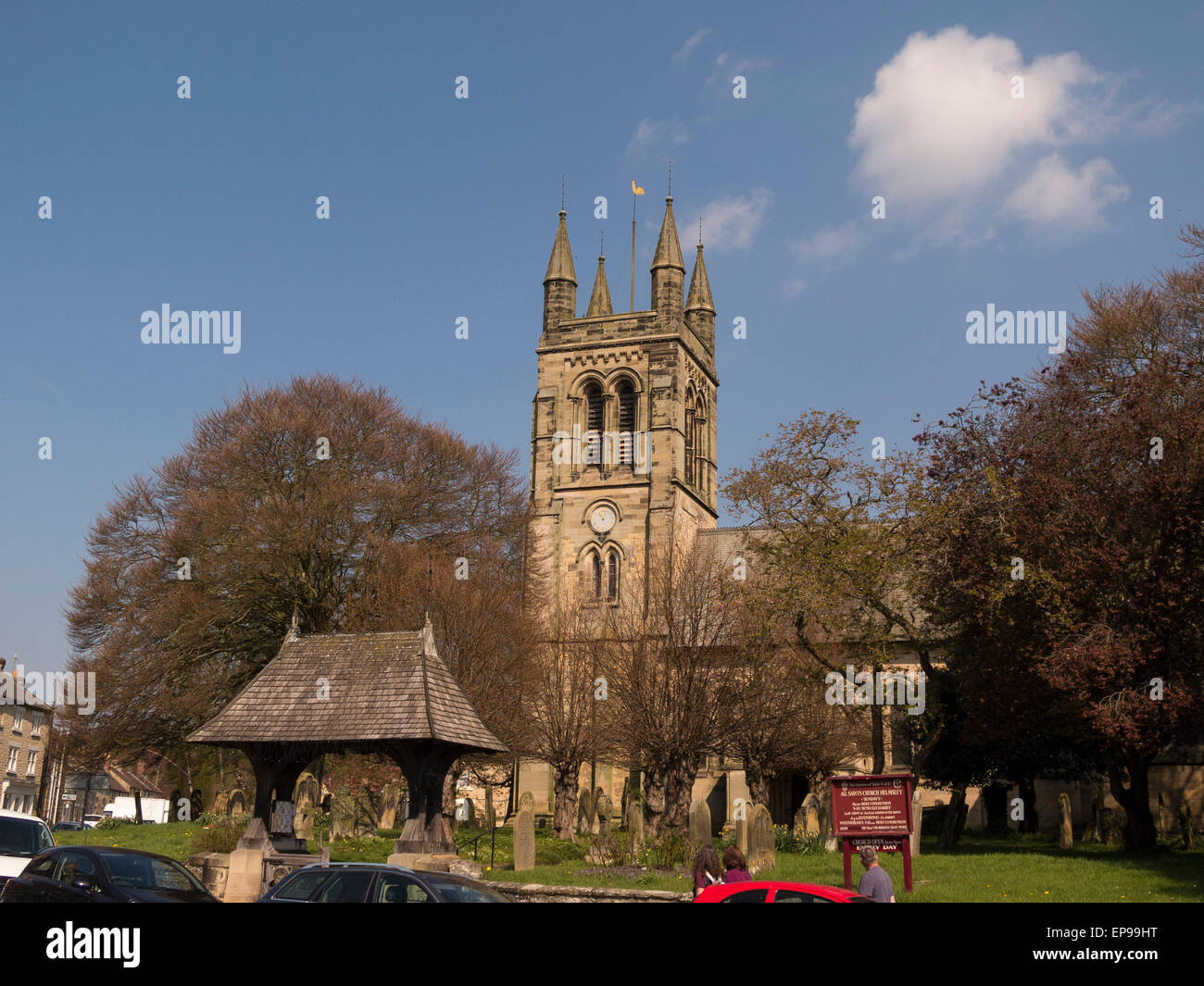 Helmsley Yorkshire All Saints Church High Resolution Stock Photography ...