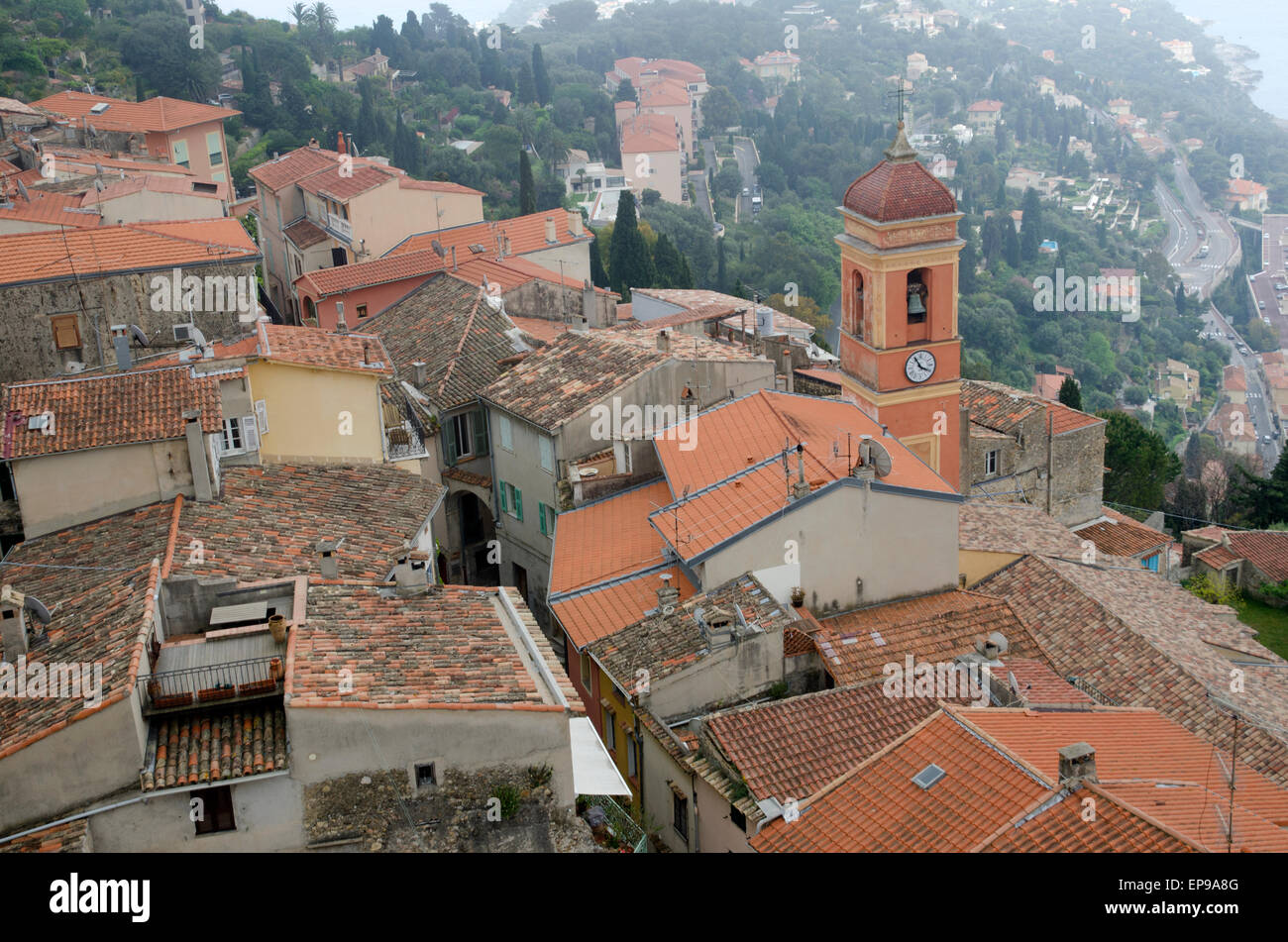 Roquebrune-Cap Martin, Cote d'Azur, France Stock Photo - Alamy