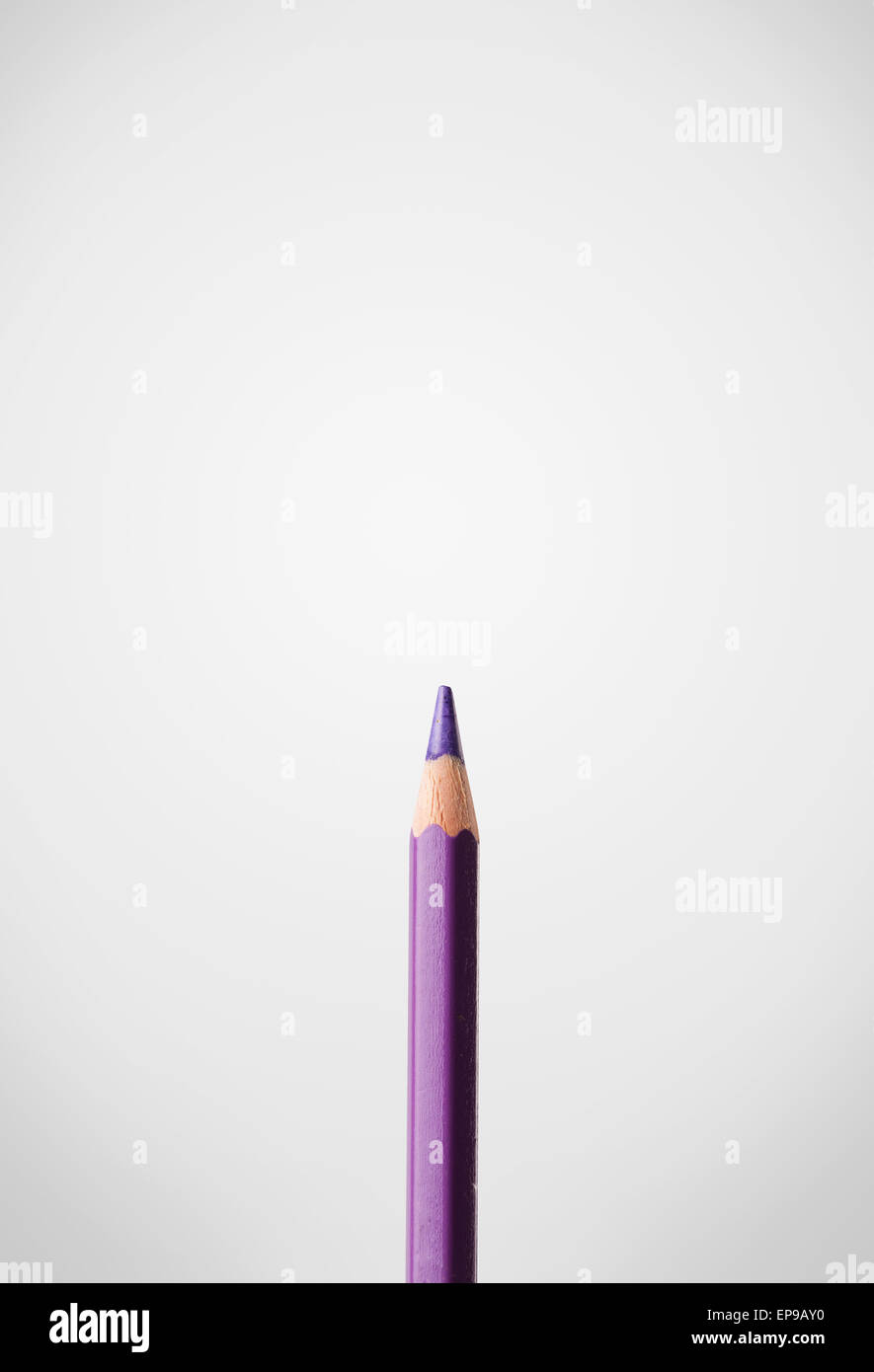 Pencil with copy space Stock Photo - Alamy
