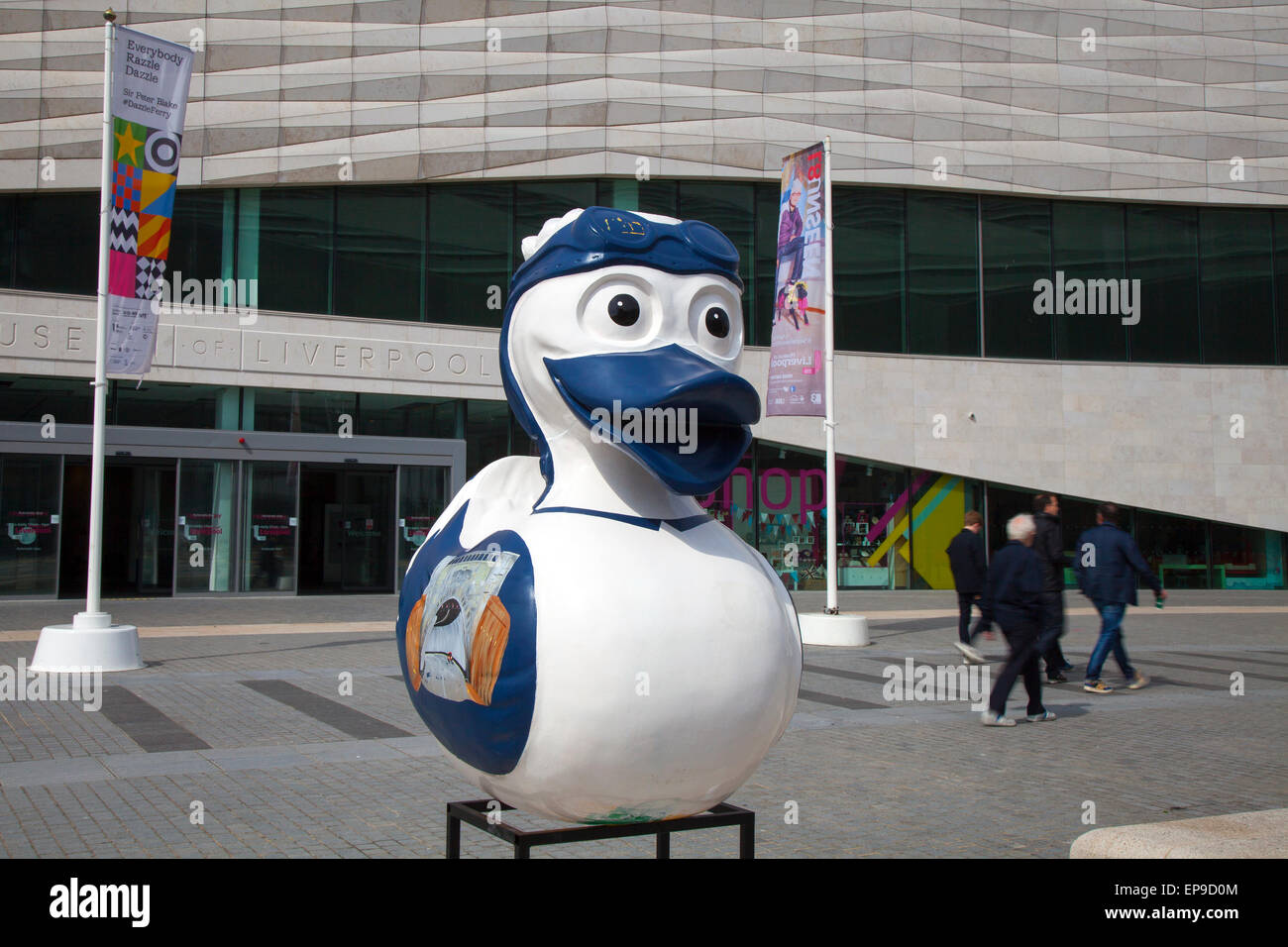 Liverpool, Merseyside, UK 15th May, 2015 Giant Ducks on the Liverpool ...