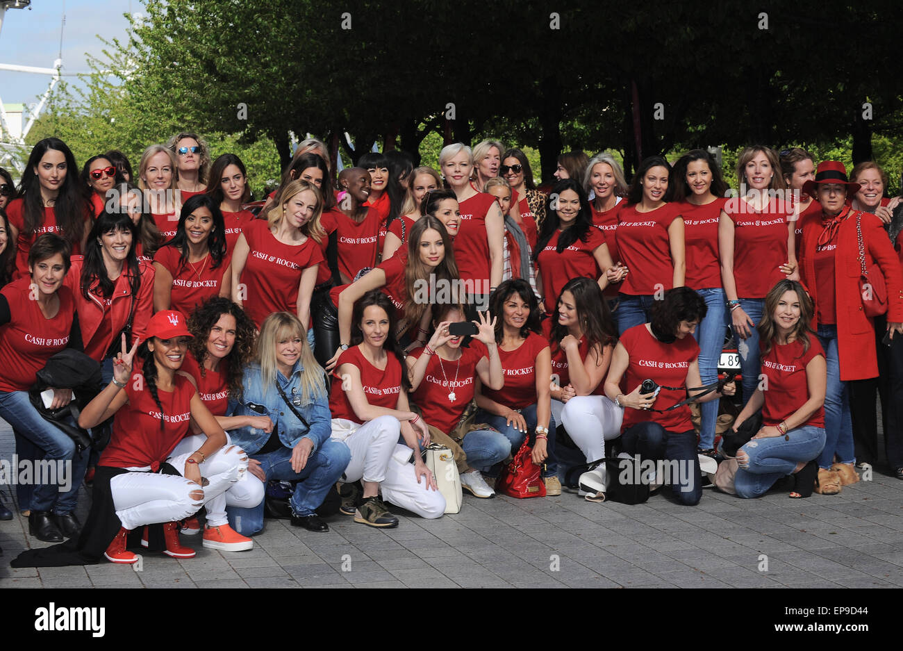 London, UK, UK. 15th May, 2015. Ashley Graham, Chole Green, Yasmin ...
