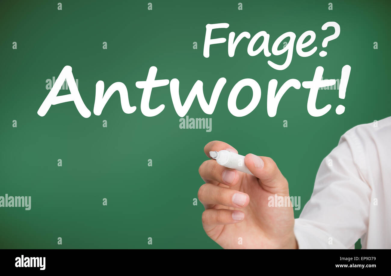 German answers hi-res stock photography and images - Alamy
