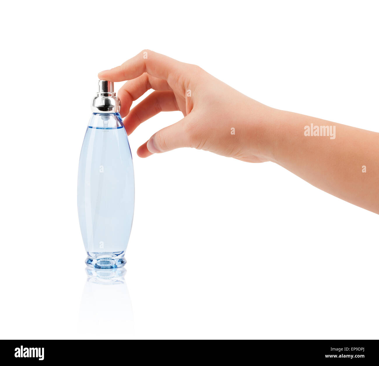 woman hands spraying perfume Stock Photo - Alamy