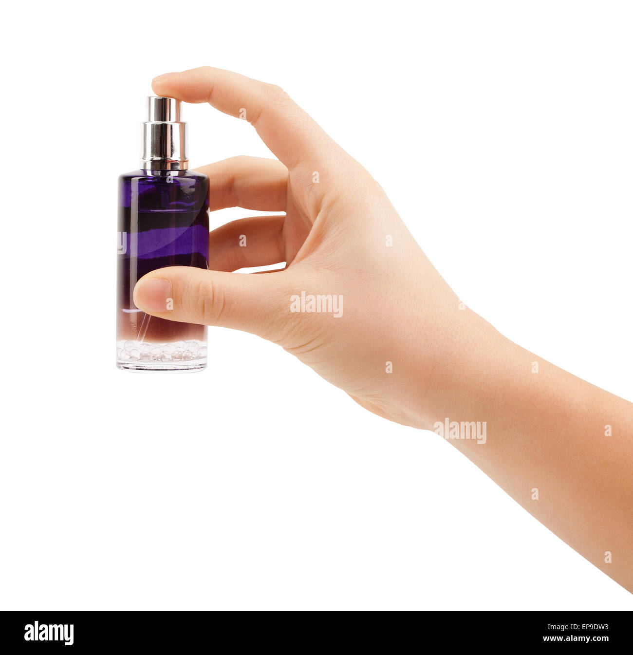 woman hands spraying perfume Stock Photo - Alamy