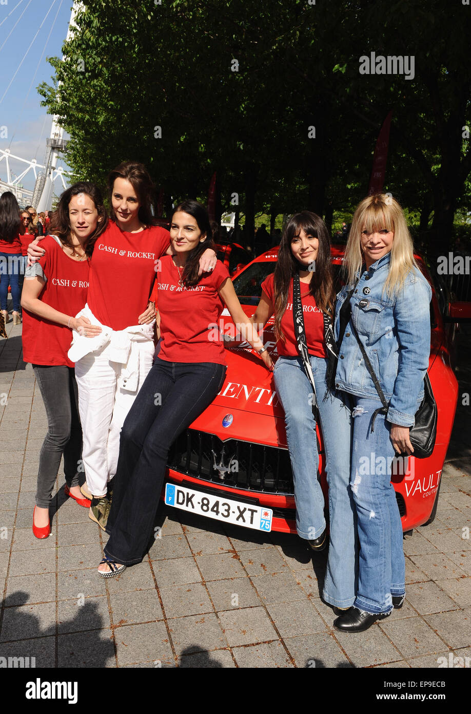 London, UK, UK. 15th May, 2015. Ashley Graham, Jo Wood, Zara Martin ...