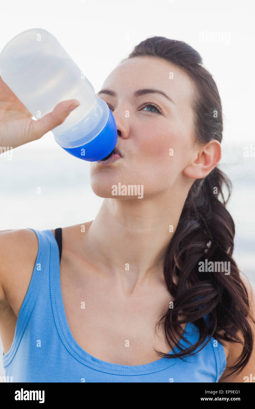 Drinking water after working out hi-res stock photography and images ...