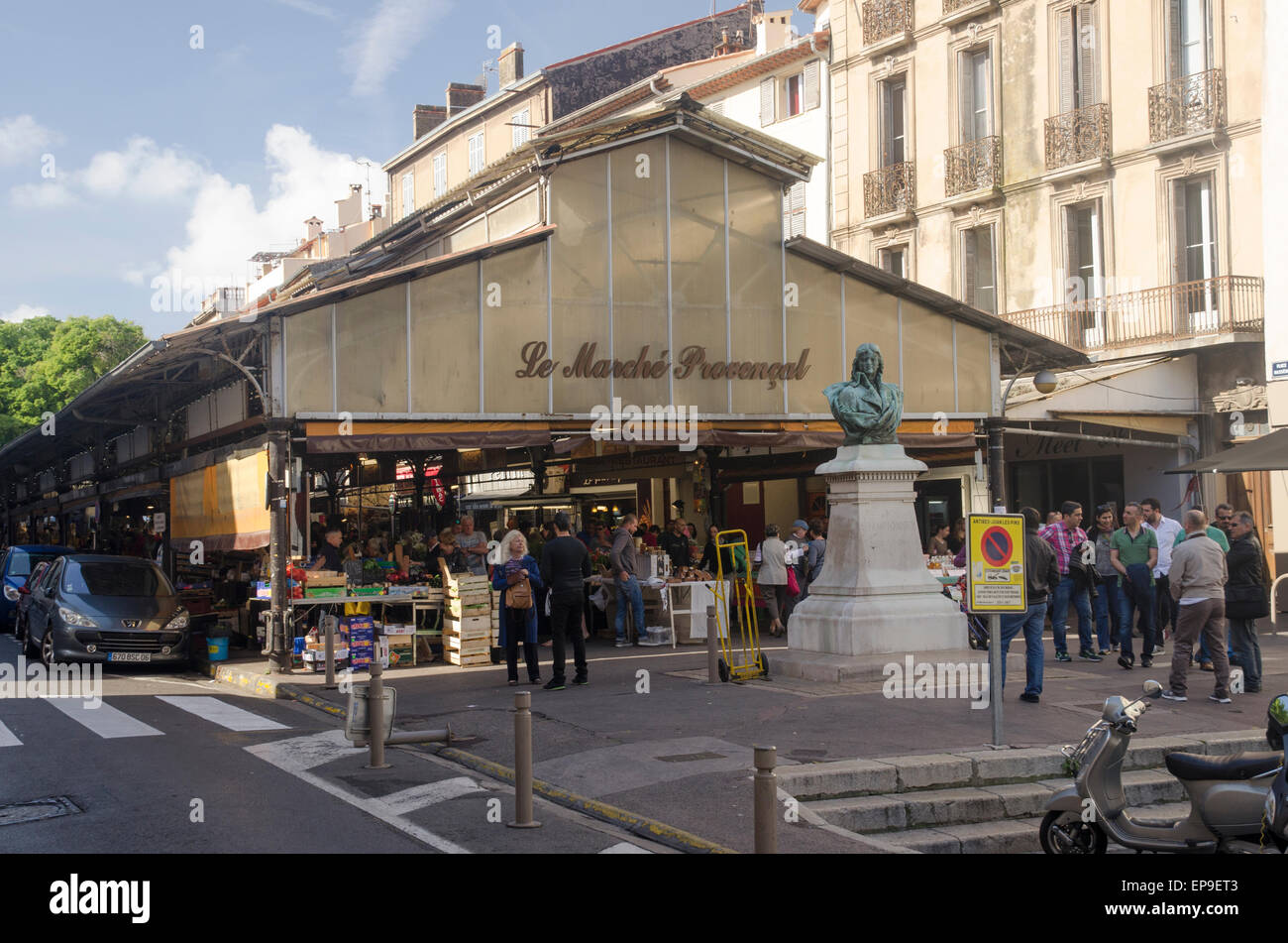 Le Marche Provencal, Antibes, France Stock Photo - Alamy