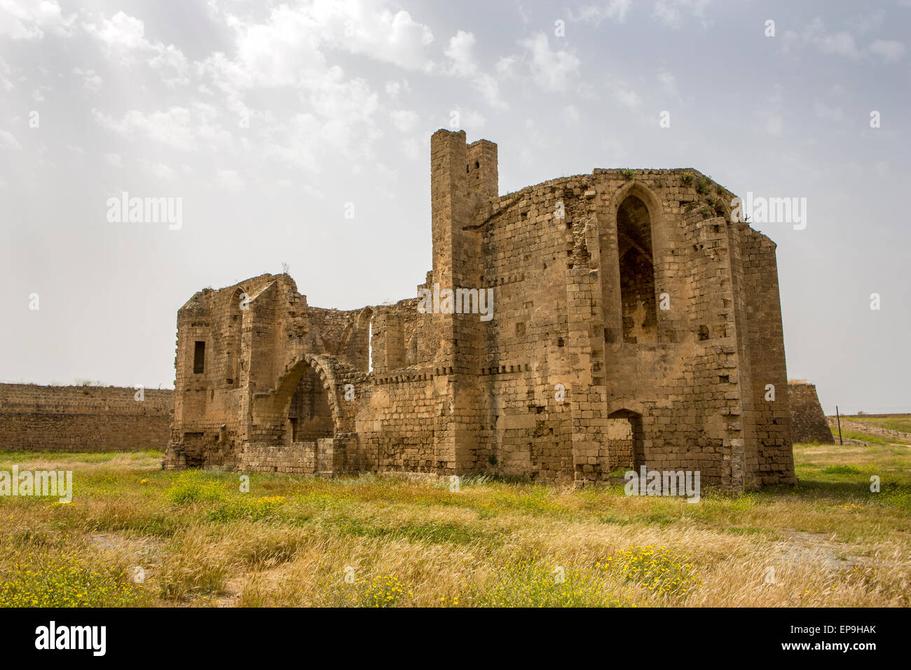A derelict church in Northern Cyprus Stock Photo - Alamy