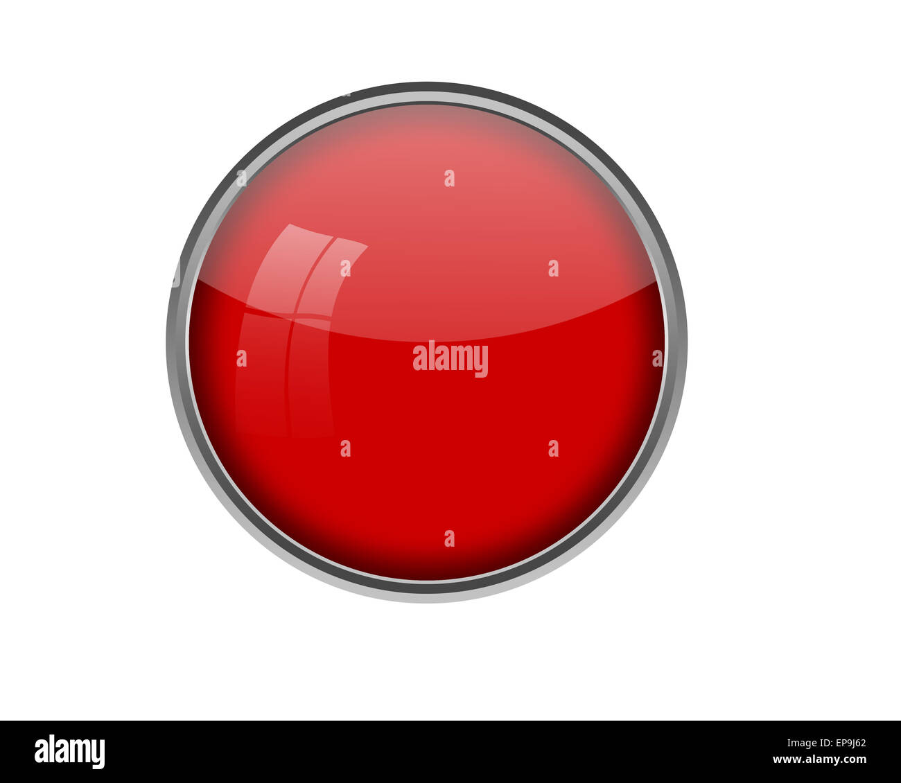 Blank button illustration Stock Photo - Alamy