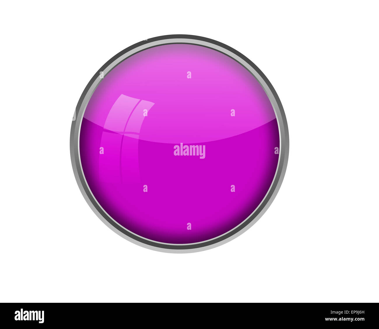 Blank button illustration Stock Photo - Alamy