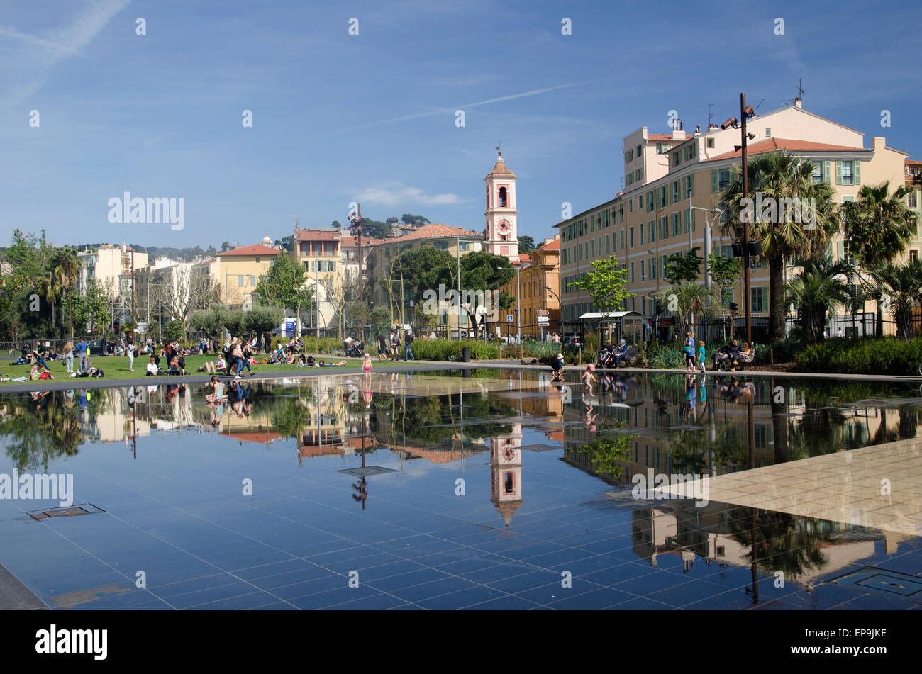 Promenade du Paillon, Nice, France Stock Photo - Alamy