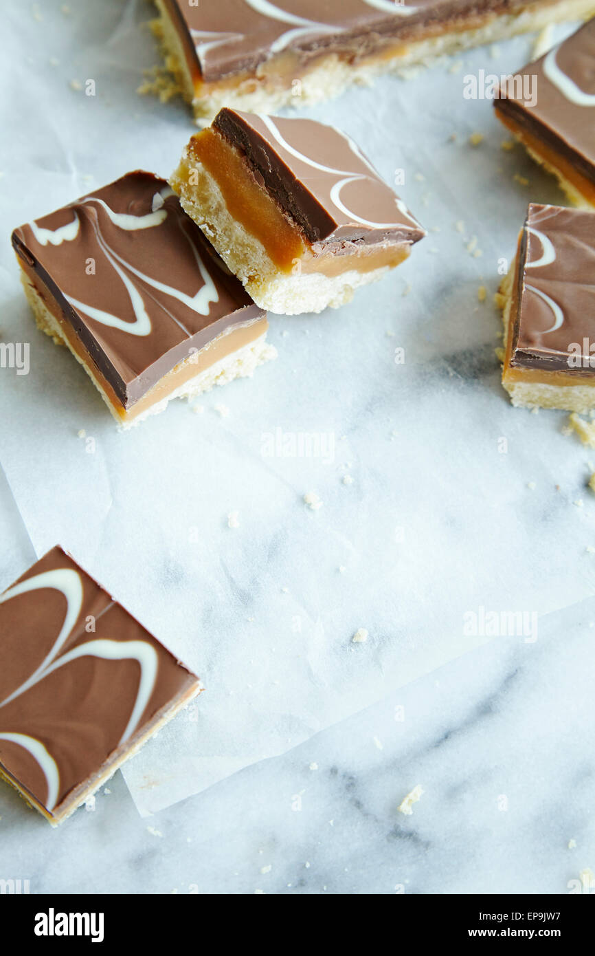 Millionaires shortbread dessert hi-res stock photography and images - Alamy