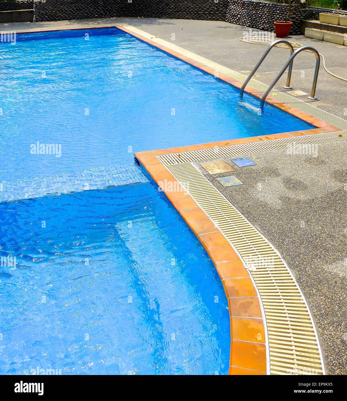 The close view of swimming pool in hotel Stock Photo - Alamy