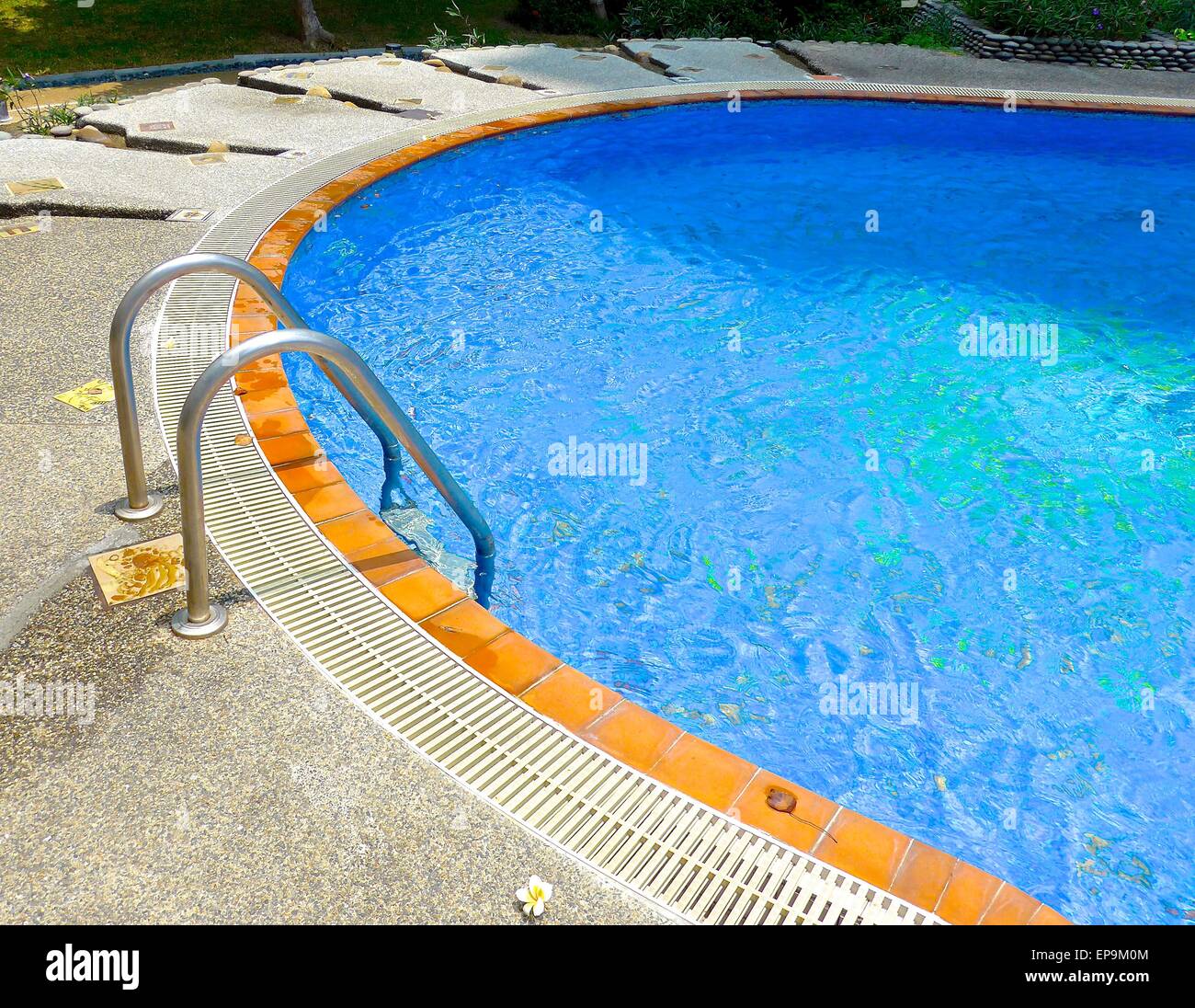 The close view of swimming pool in hotel Stock Photo - Alamy