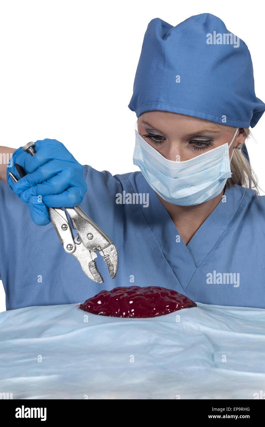 Lobotomy procedure hi-res stock photography and images - Alamy