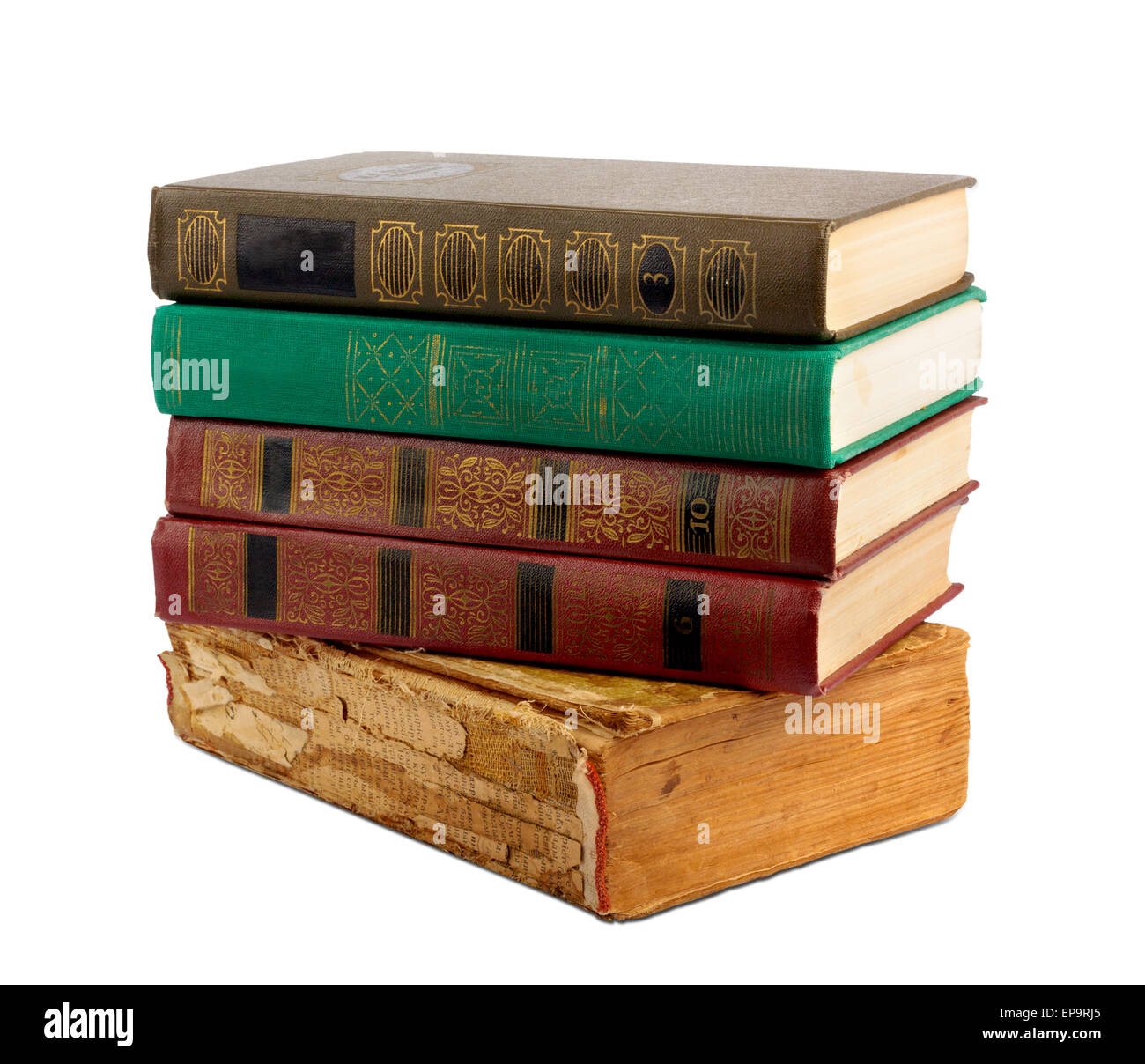 Gold library books old hi-res stock photography and images - Alamy