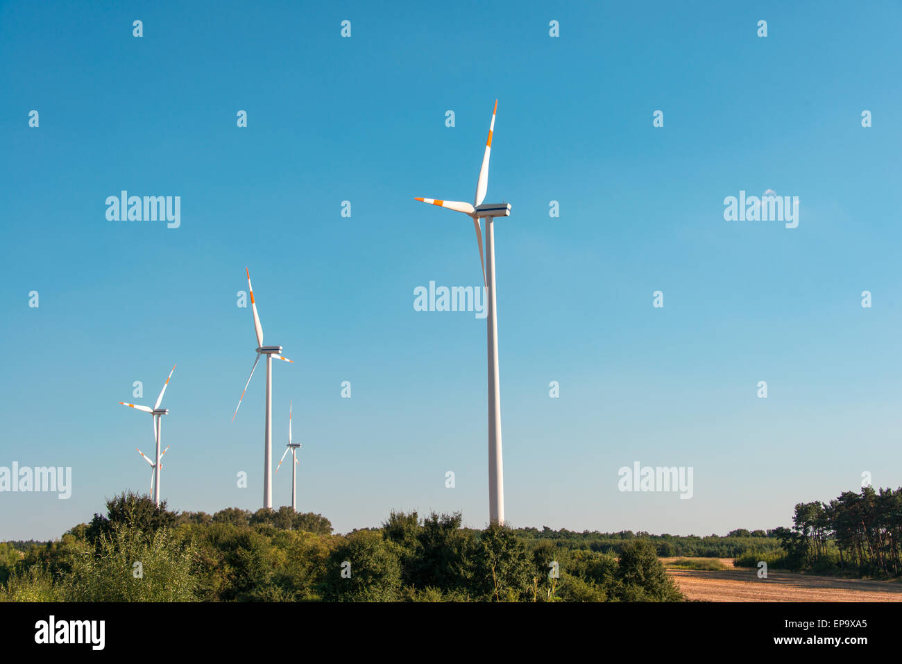 Wind mills during bright day hi-res stock photography and images - Alamy
