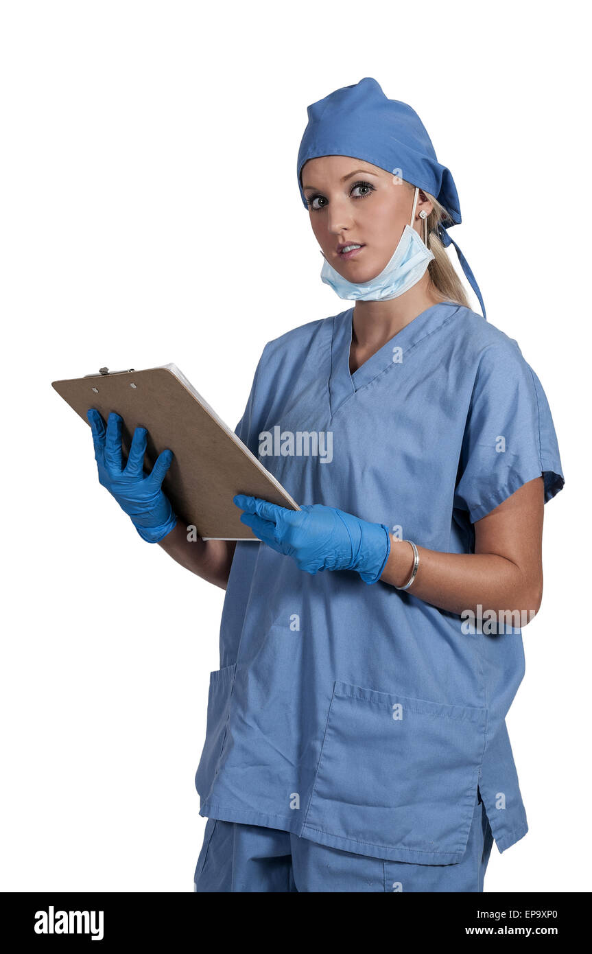 Beautiful Woman Surgeon Stock Photo - Alamy