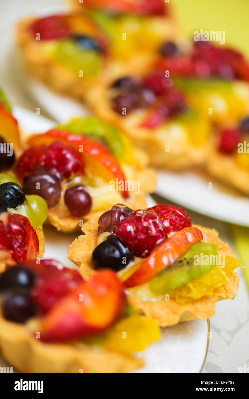 Tasty sweets in the plate Stock Photo - Alamy