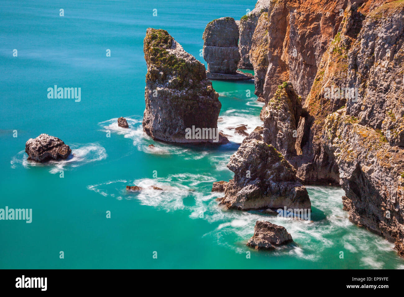 Stack Rocks, Pembrokeshire, Wales, U.K Stock Photo - Alamy