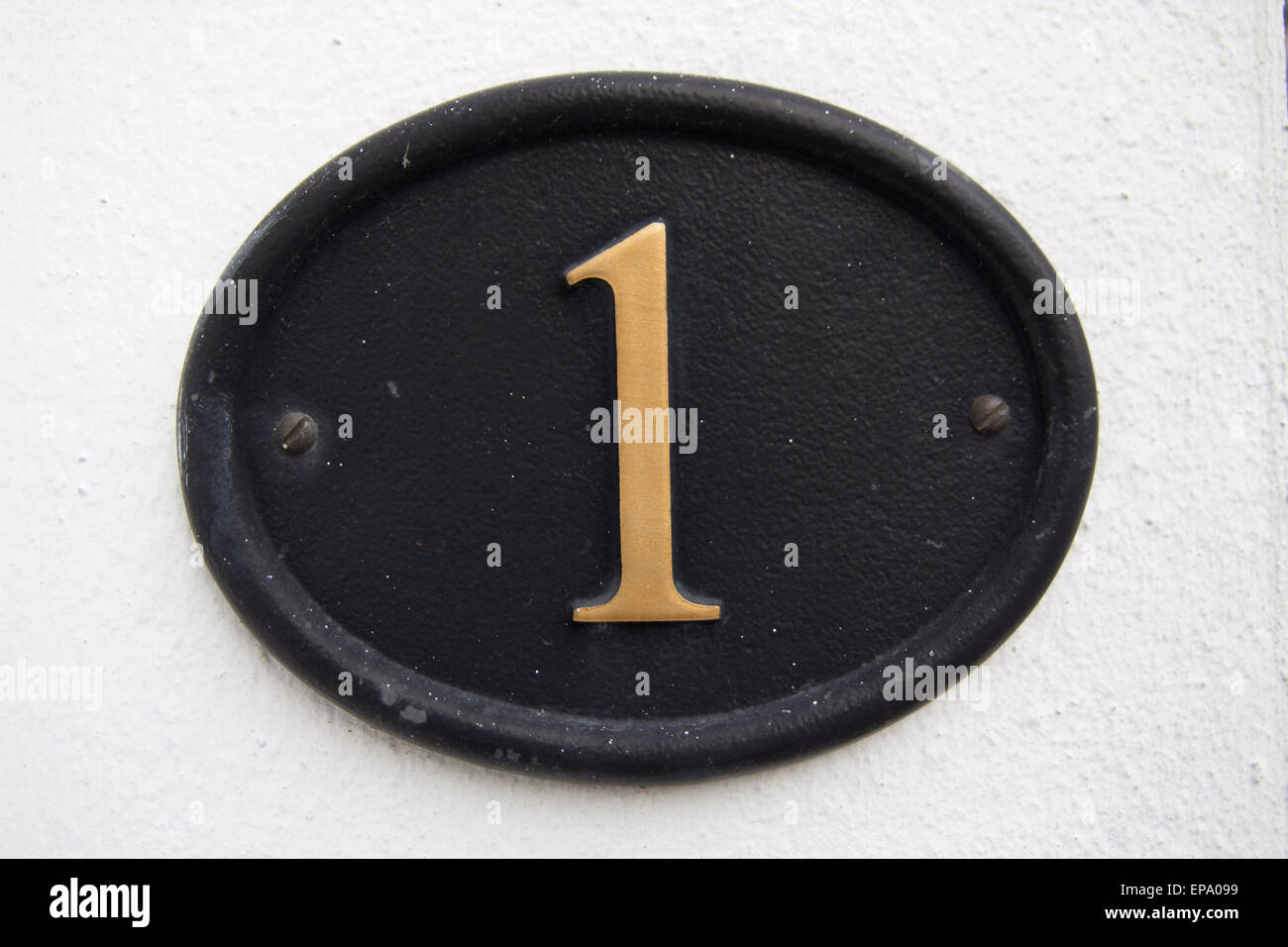 Number door 1 hi-res stock photography and images - Alamy