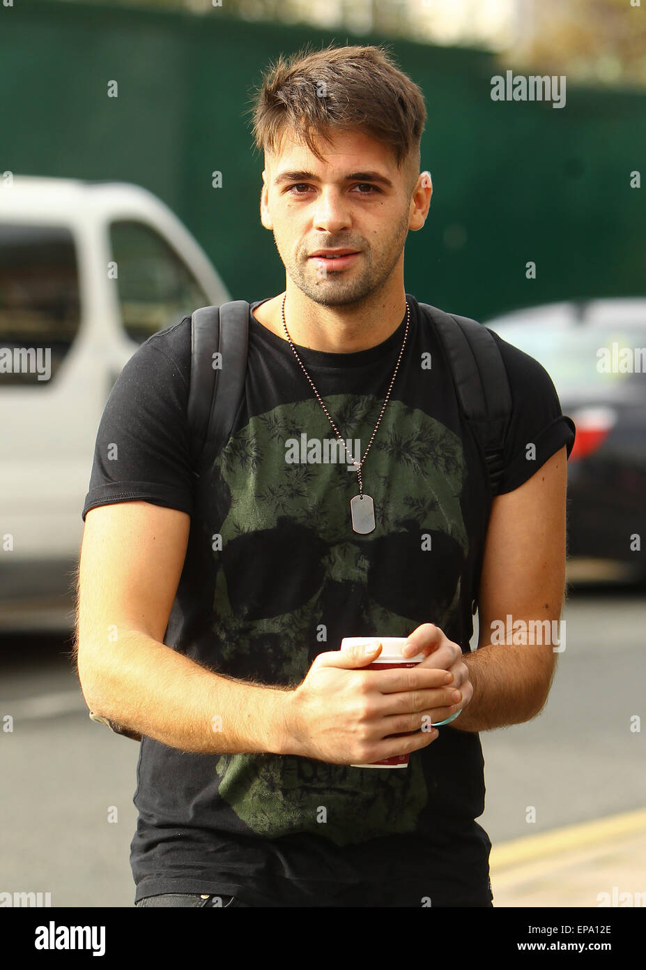 X Factor finalists arriving at Fountain Studios Featuring: Ben Haenow ...