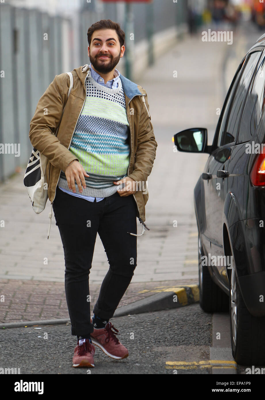 X Factor finalists arriving at Fountain Studios Featuring: Andrea ...