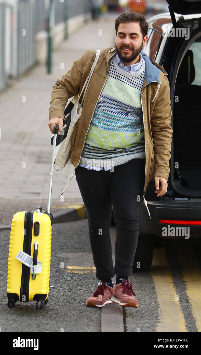 X Factor finalists arriving at Fountain Studios Featuring: Andrea ...