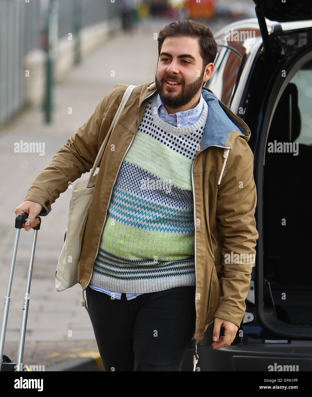 X Factor finalists arriving at Fountain Studios Featuring: Andrea ...