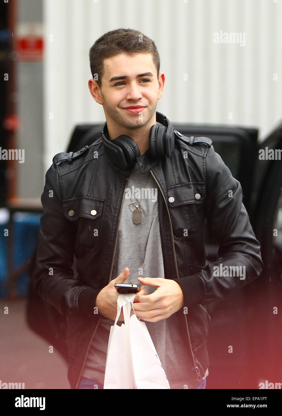 X Factor finalists arriving at Fountain Studios Featuring: Chris ...