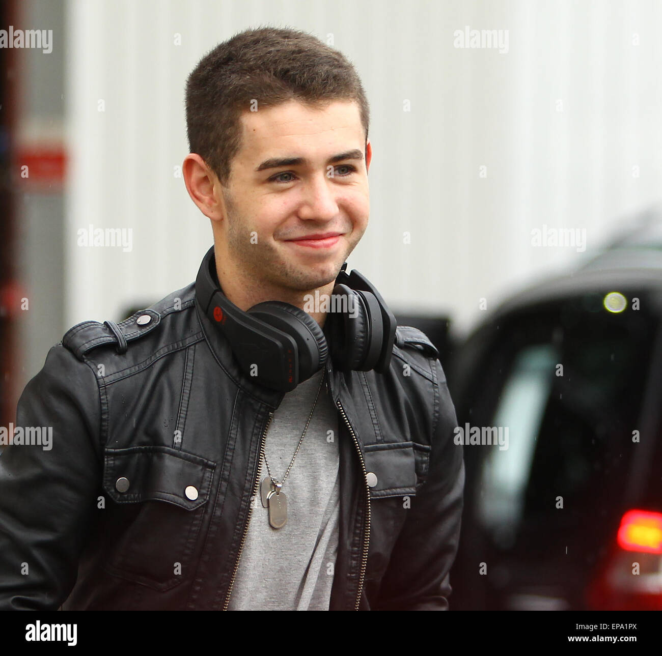 X Factor finalists arriving at Fountain Studios Featuring: Chris Leonard Where: London, United ...