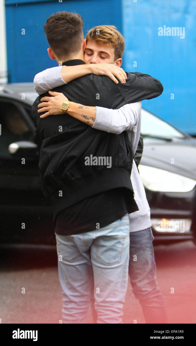 X Factor finalists arriving at Fountain Studios Featuring: James Graham ...