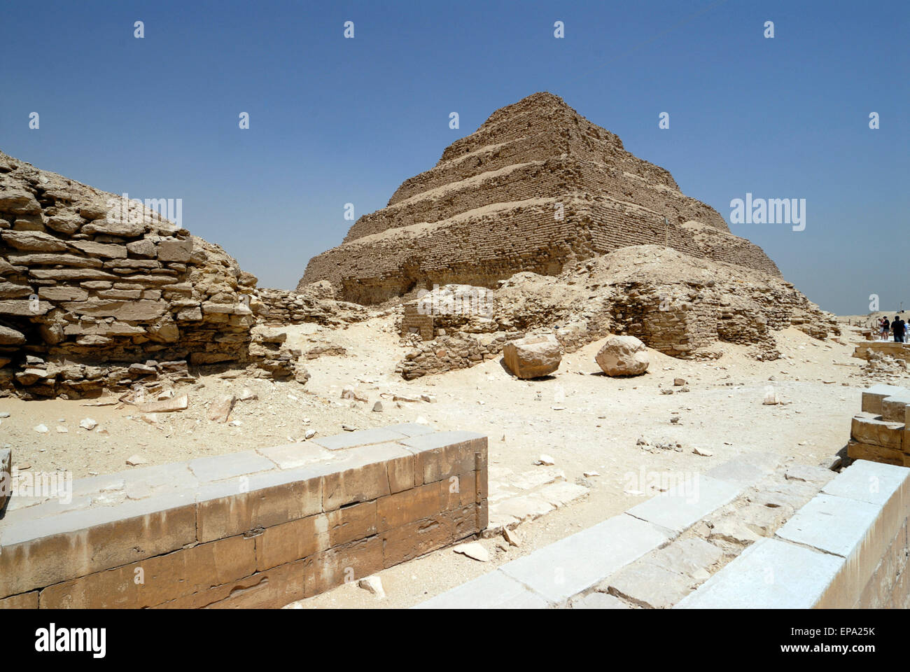 Step Pyramid of Djoser Stock Photo - Alamy