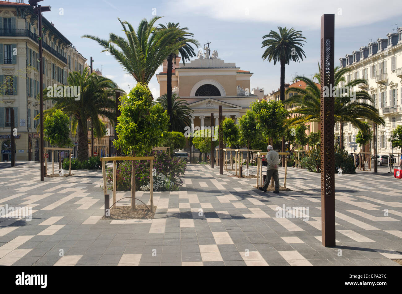 Promenade du Paillon, Nice, France Stock Photo - Alamy