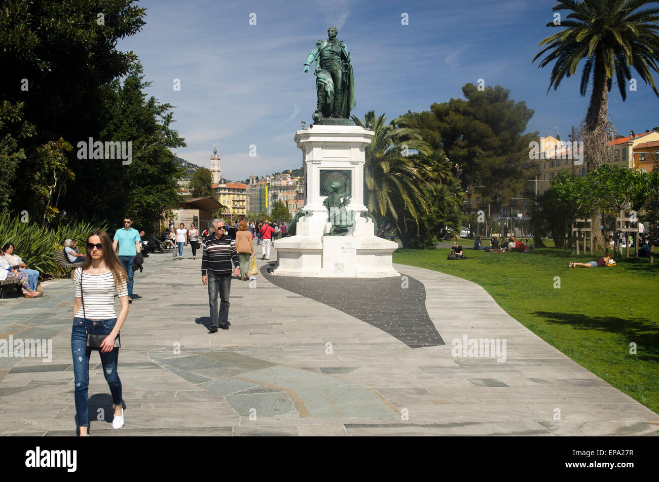 Promenade du Paillon, Nice, France Stock Photo - Alamy