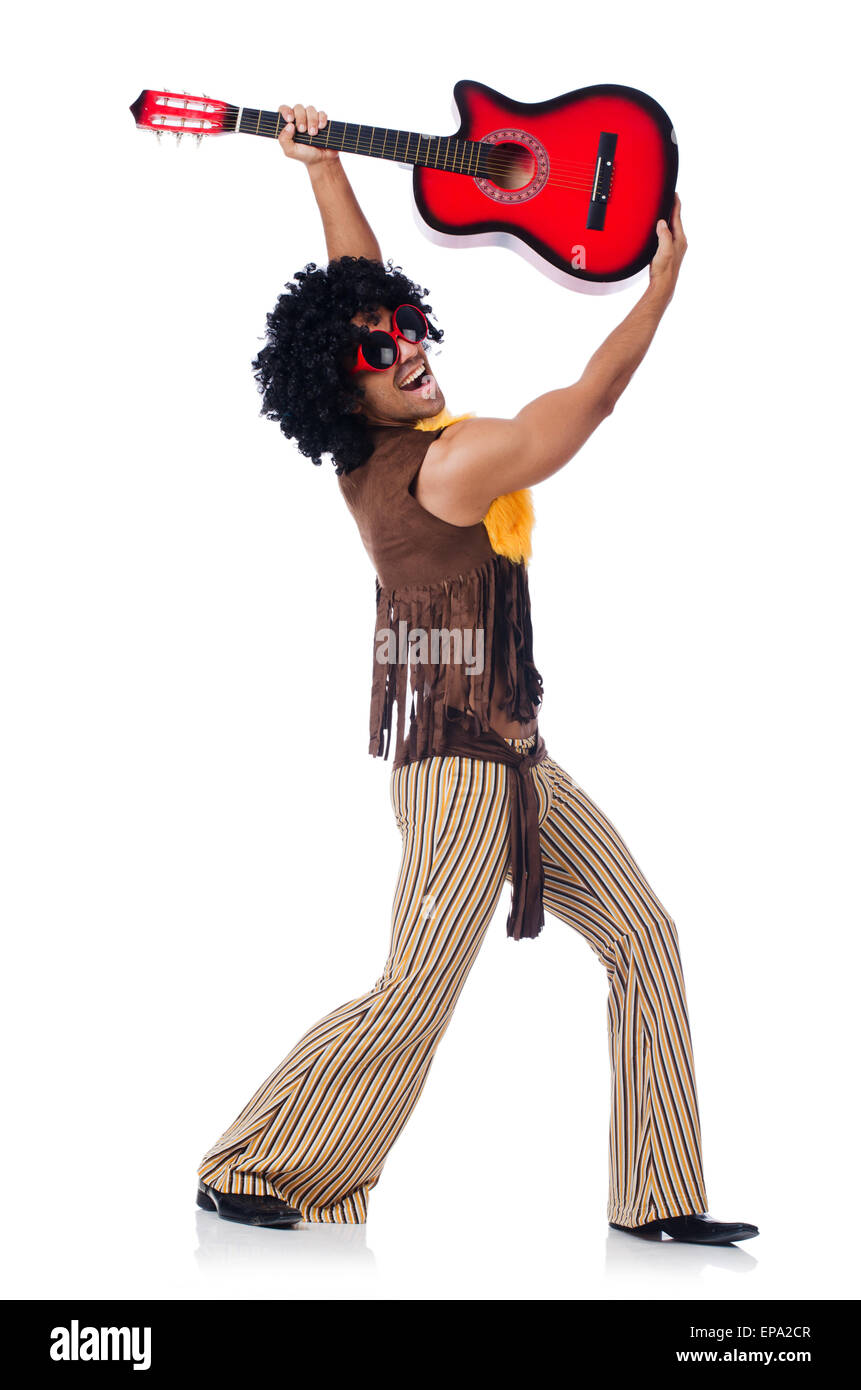 Man guitar muscular Cut Out Stock Images & Pictures - Alamy