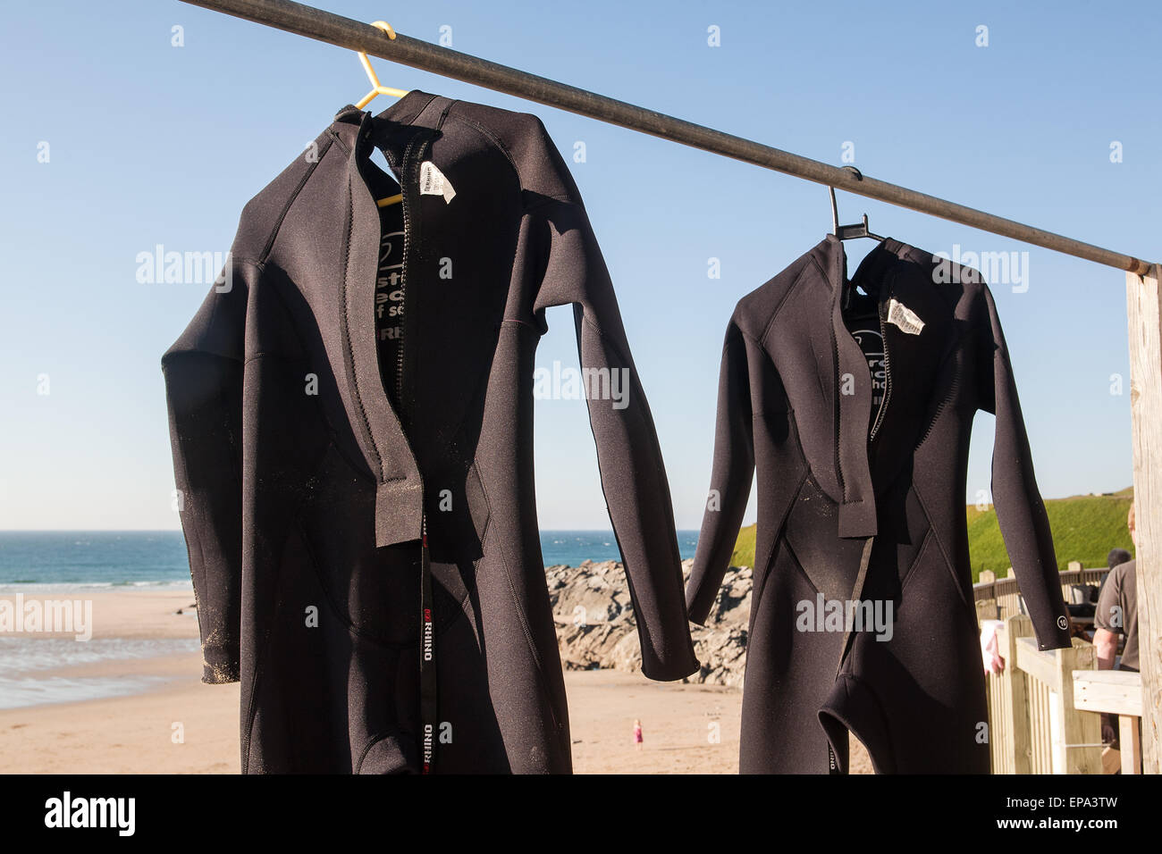 Wetsuit drying hi-res stock photography and images - Alamy
