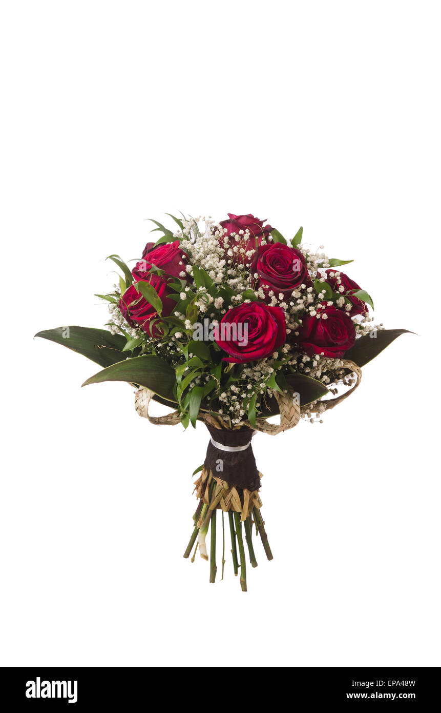 Nice roses in celebration concept Stock Photo - Alamy
