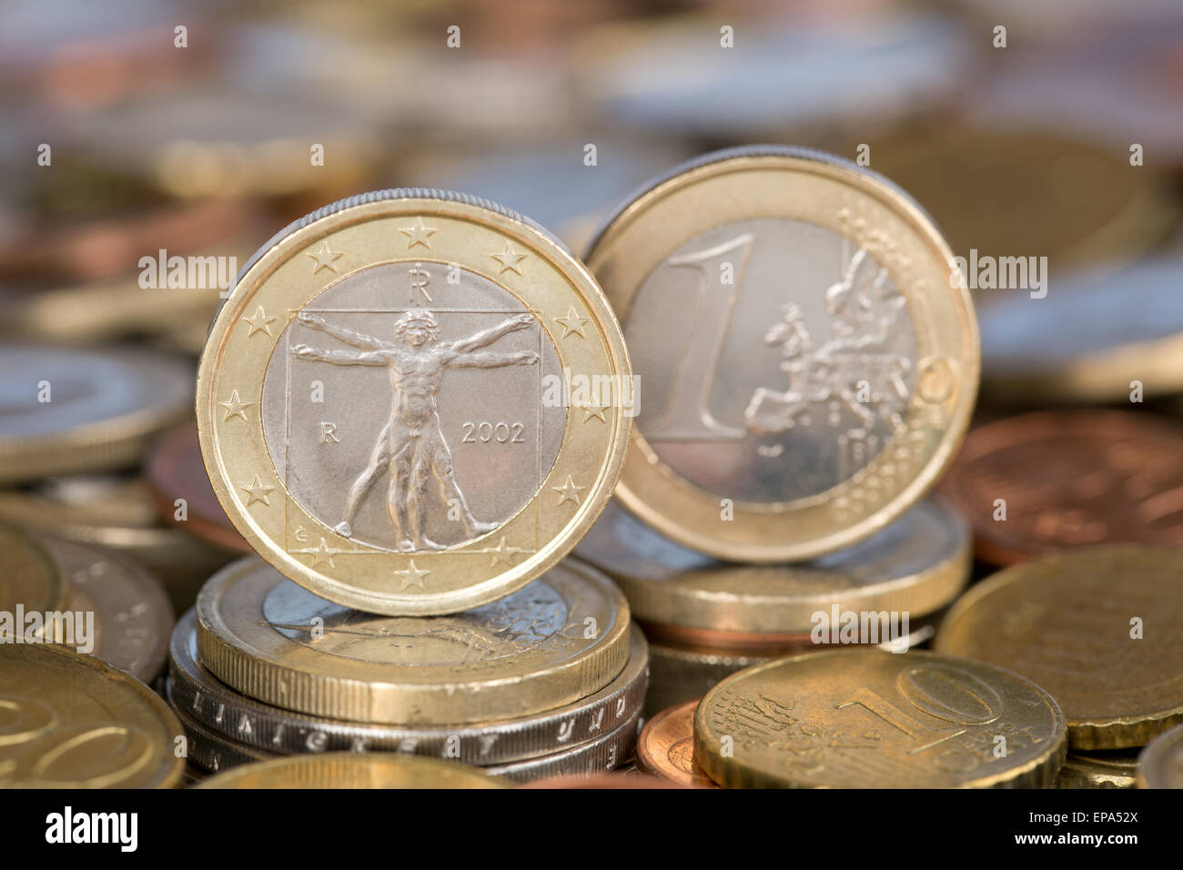 1 Euro Italien Stock Photo - Alamy