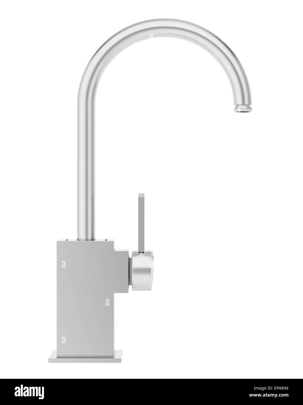 modern faucet isolated on white background Stock Photo - Alamy